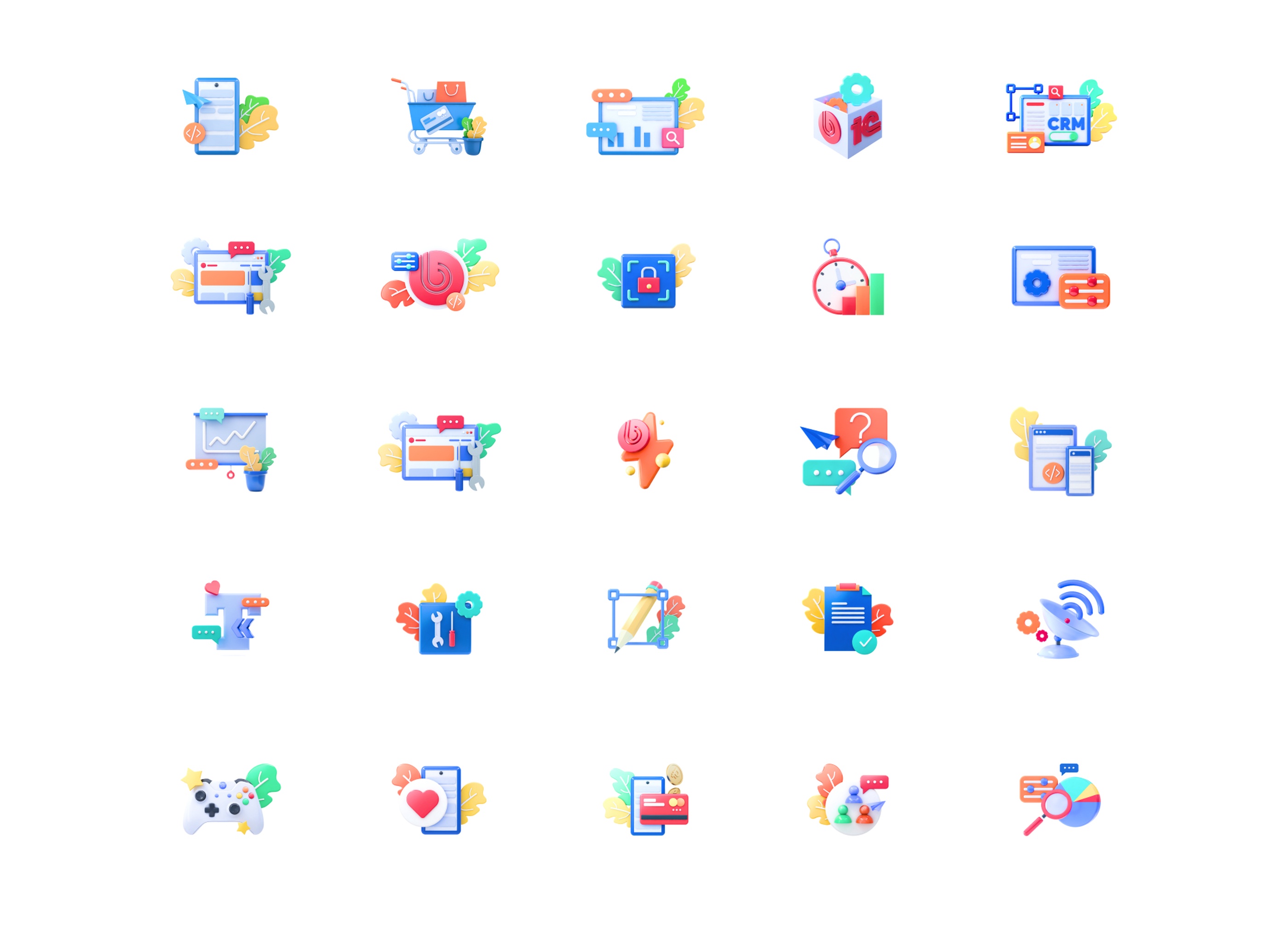 3D icon pack / Все о дизайне / Pollskill